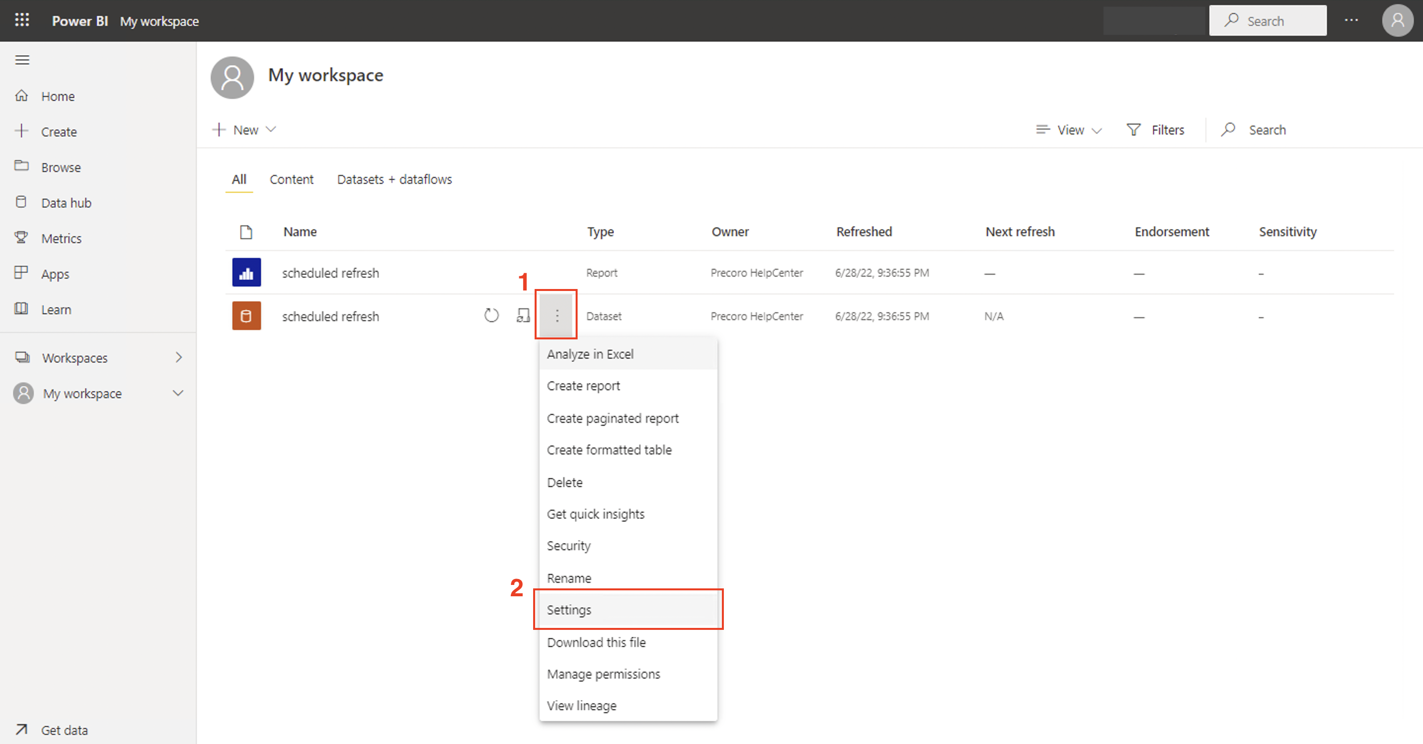 How to Set Up a Scheduled Refresh for Power BI